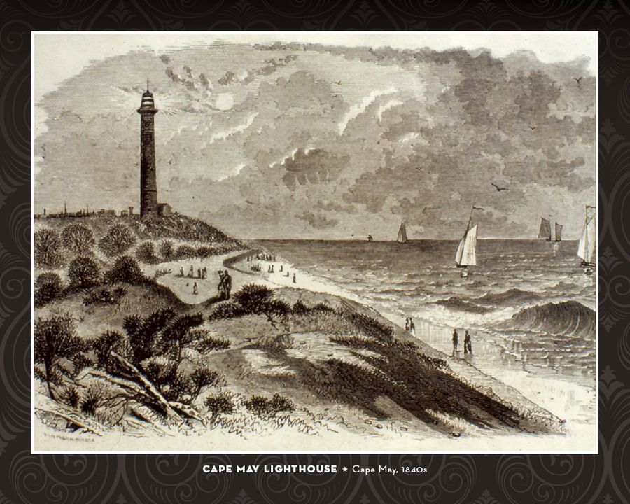 Cape May’s original lighthouse, first built in 1823, overlooks the ...