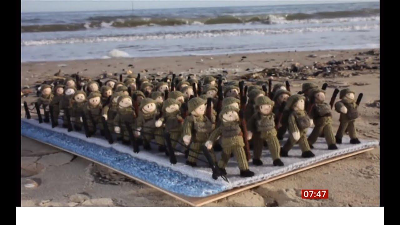The Longest Yarn – knitted D-Day creations on its 80th anniversary ...
