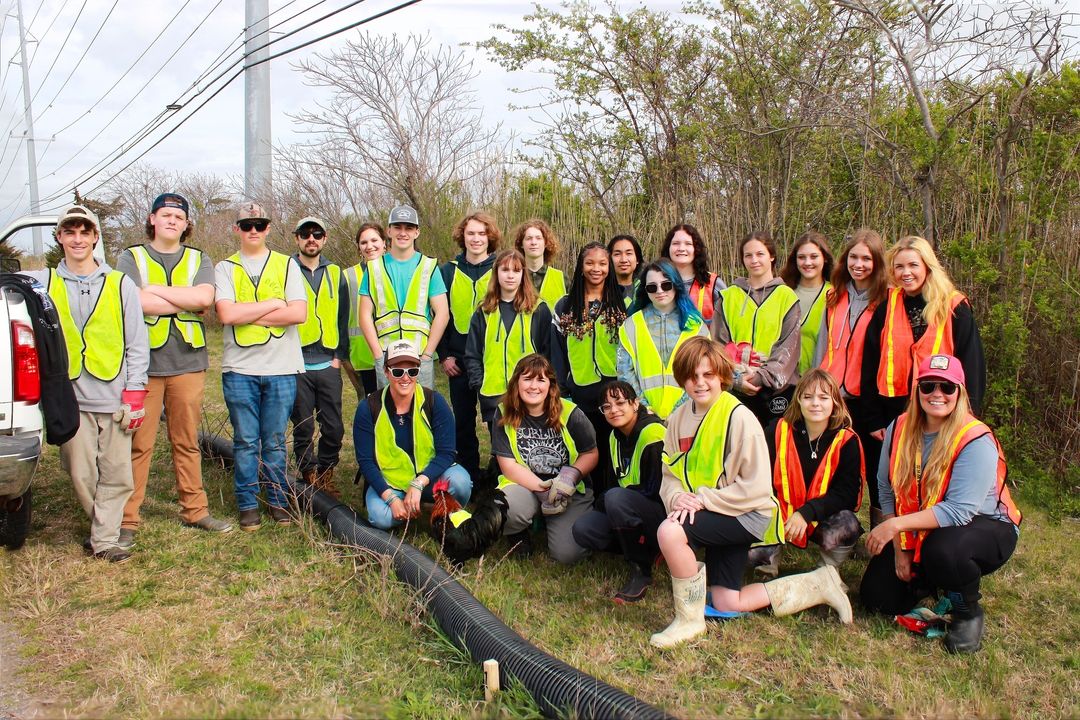 This morning, Hannah Toft and a group of her students from Cape May ... This morning, Hannah Toft and a group of her students from Cape May ...