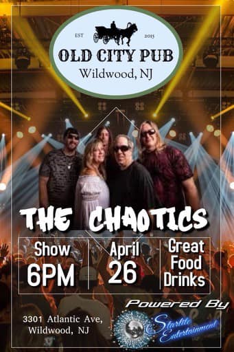 The Chaotics this Friday April 26th are in Wildwood! | Things to Do in ...