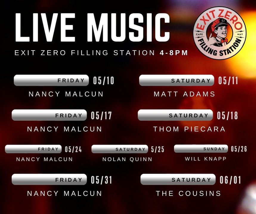 We'll see you soon for some great music, food and cocktails at Exit ...