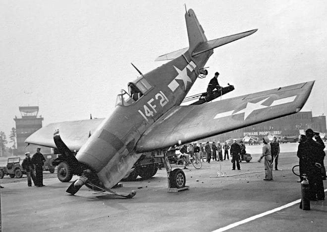 F6F Hellcat crash landed at NAS Wildwood | Things to Do in Cape May NJ