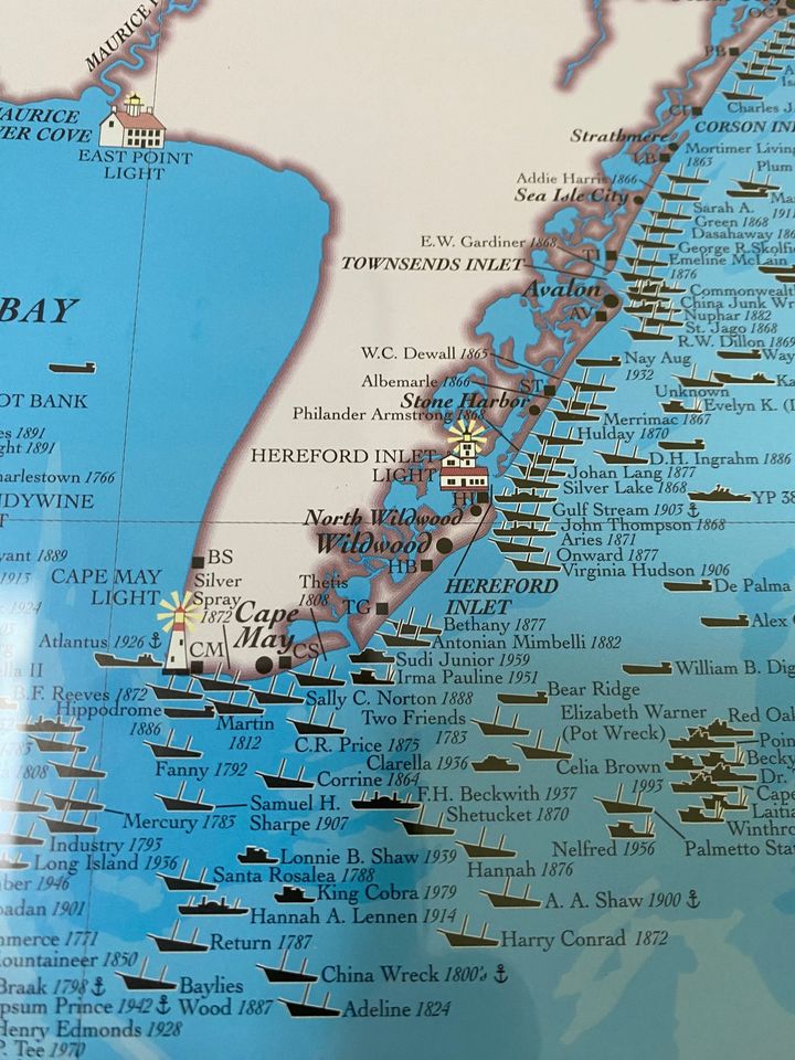Shipwrecks off Cape May County | Things to Do in Cape May NJ