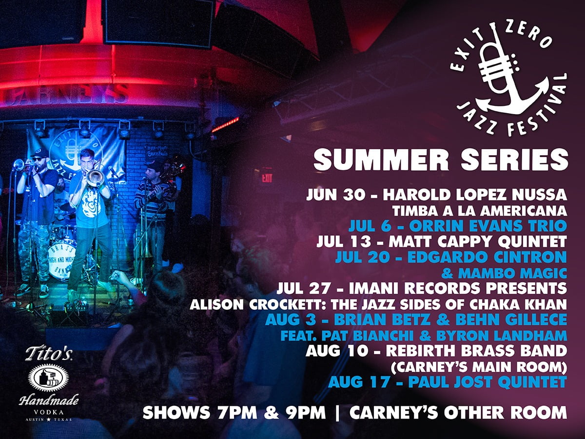 Exit Zero Jazz Summer Nights | Things to Do in Cape May NJ
