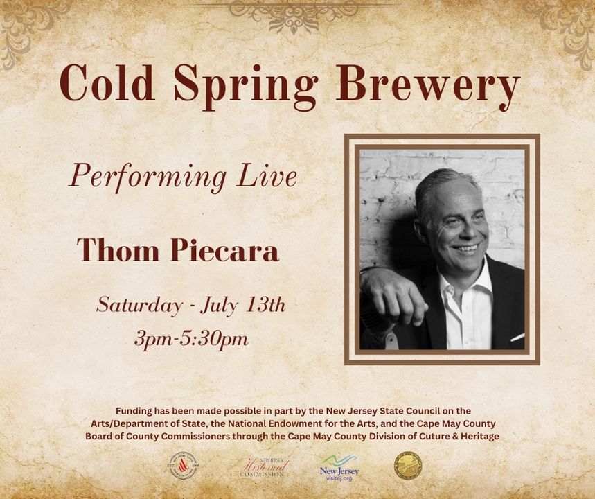 Performing Live at Cold Spring Brewery this Saturday, July 13th – THOM ...