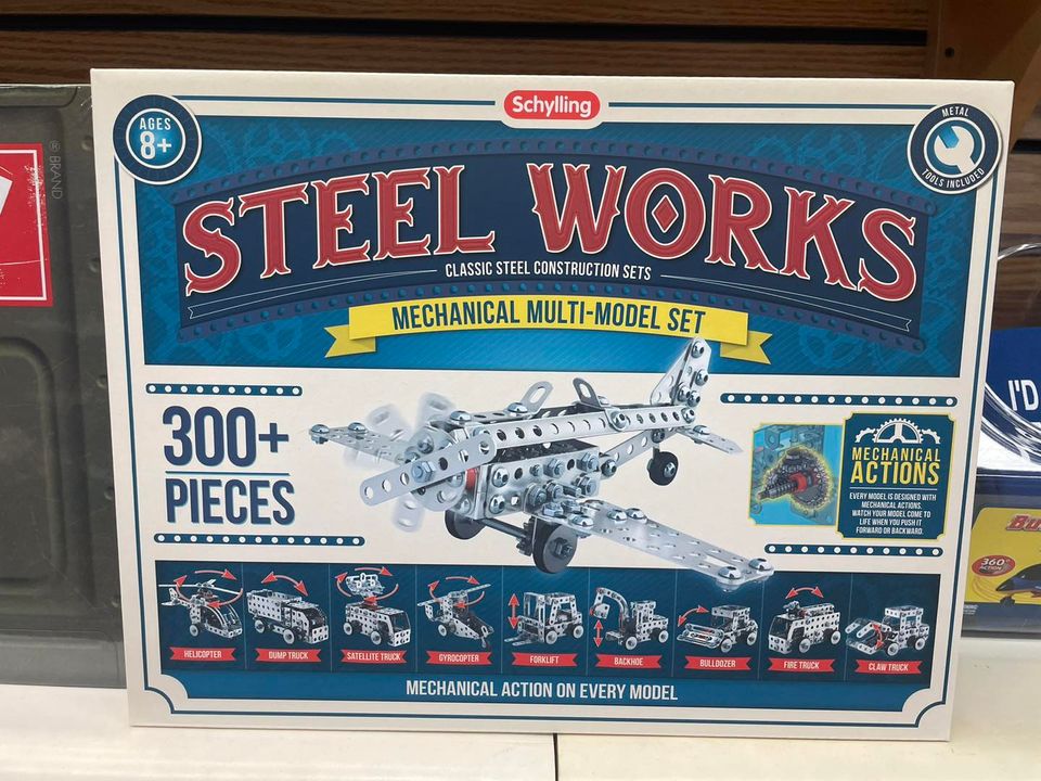 NEW ITEM & NOSTALGIA ALERT: Steel Works Classic Steel Construction Set ...