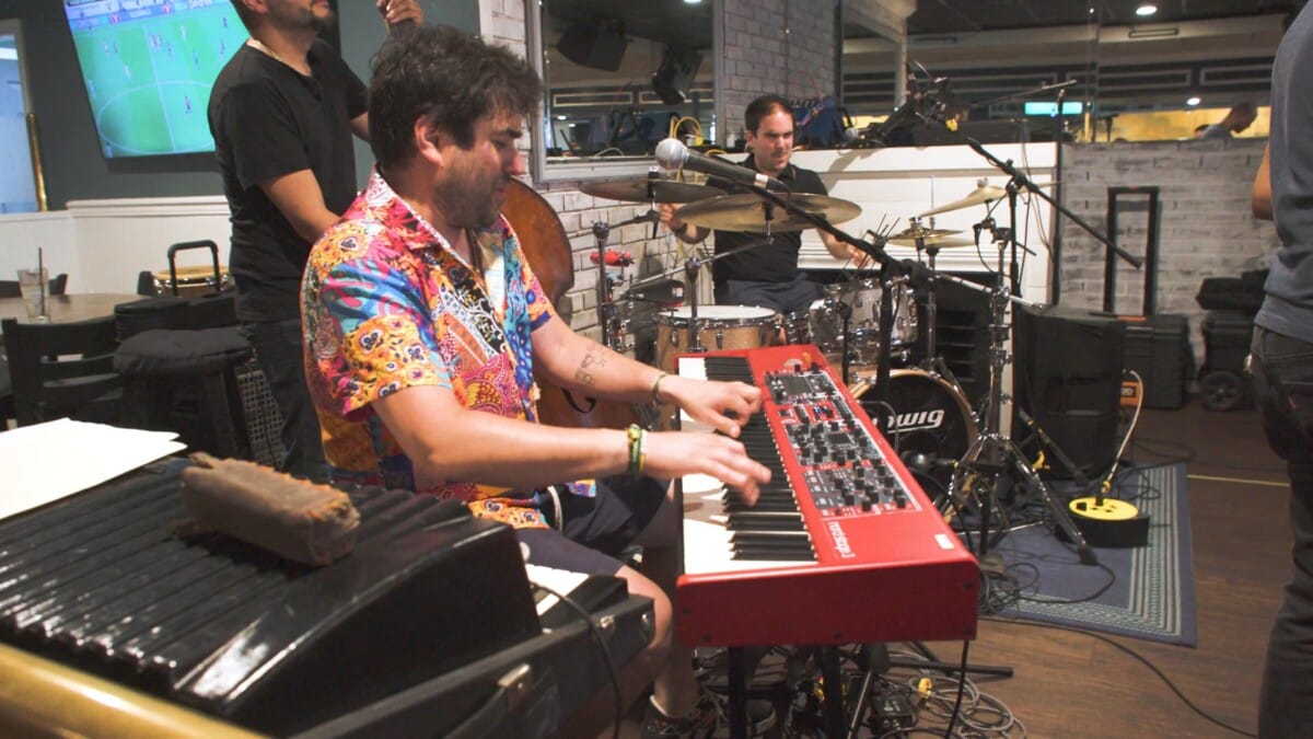 Festival favorite Edgardo A Cintron with his band Mambo Magic on the ...