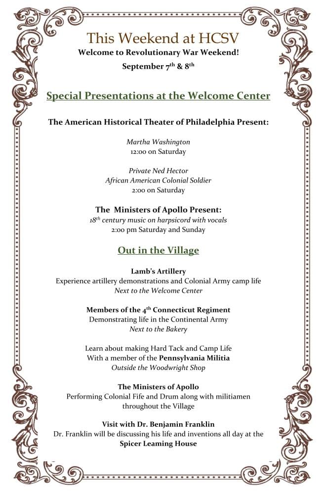 Fun Weekend at Historic Cold Spring Village – REVOLUTIONARY WAR ...
