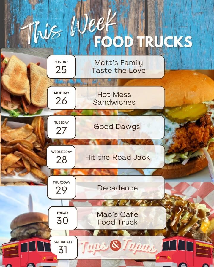 This weeks food truck schedule is loaded with great options and ...