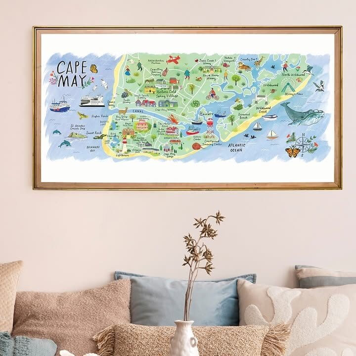 Bring home the charm of America’s oldest seaside resort with a vibrant ...