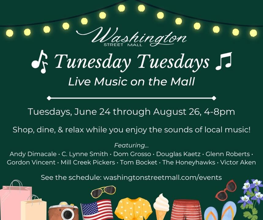 We're excited to announce our "Tunesday Tuesdays" Summer Music on the ...