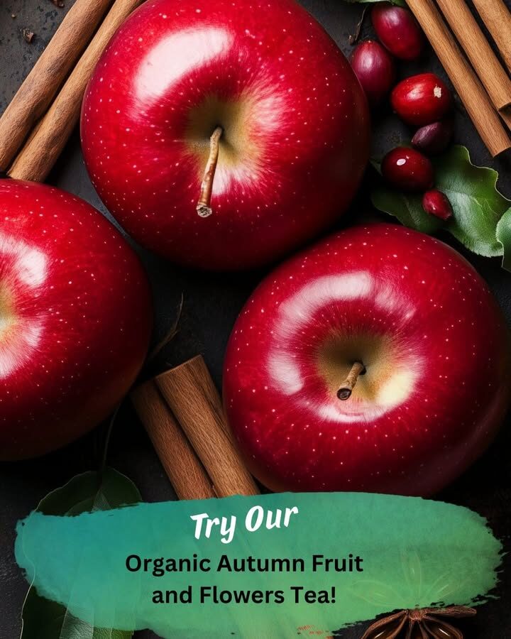 Try our ORGANIC AUTUMN FRUIT AND FLOWERS TEA!Fall fruit and spices ...