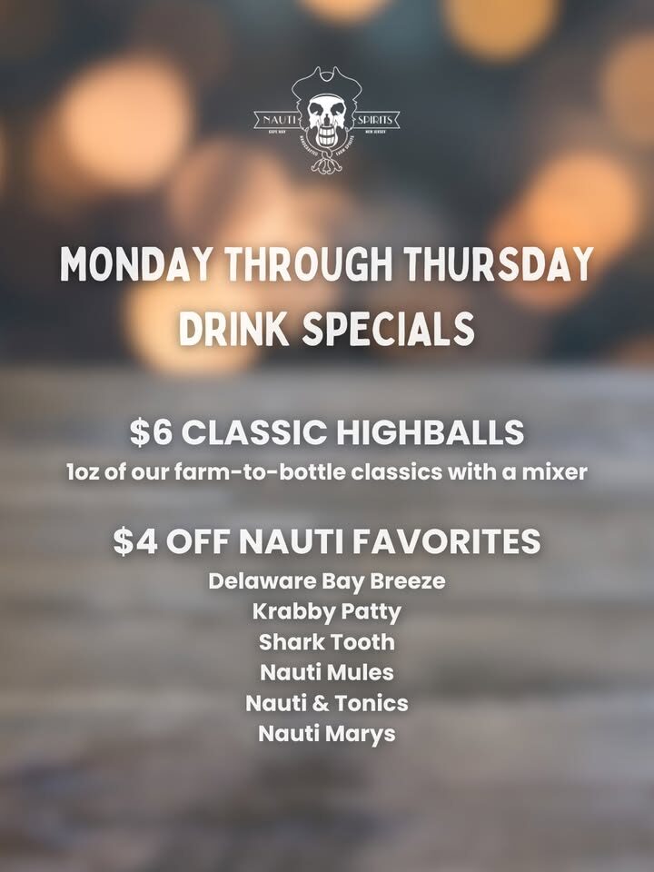 Our previous Tuesday & Wednesday drink specials are now available ...