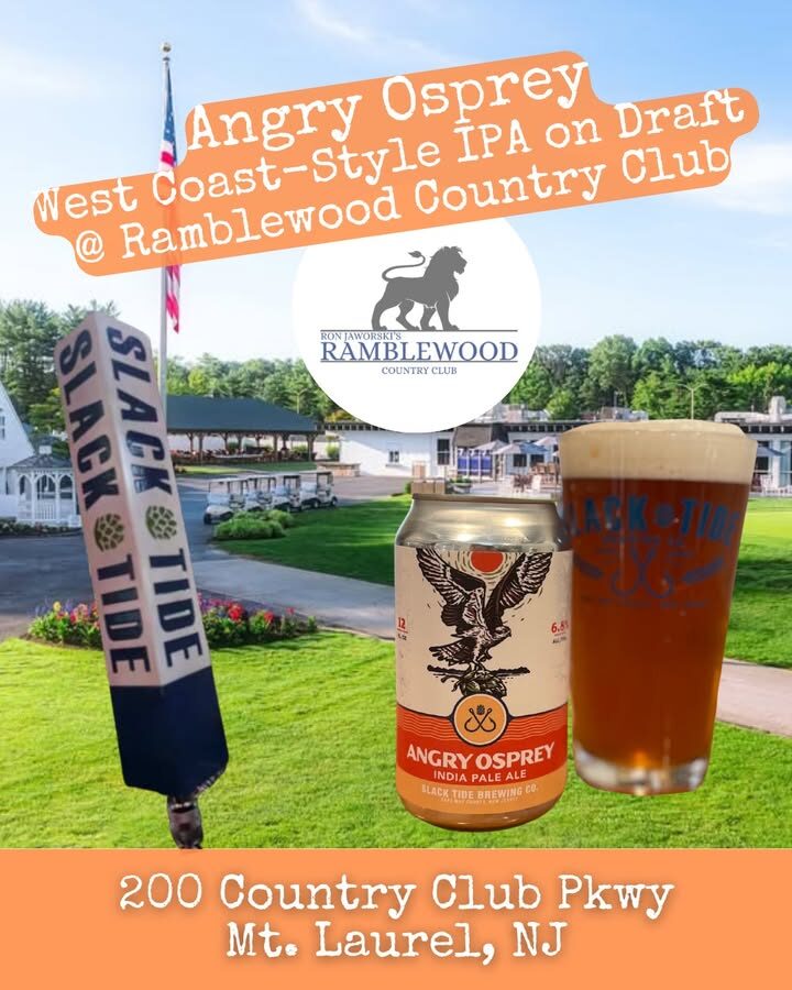 Angry Osprey is on draft at the Ramblewood Country Club and Seven Tap ...