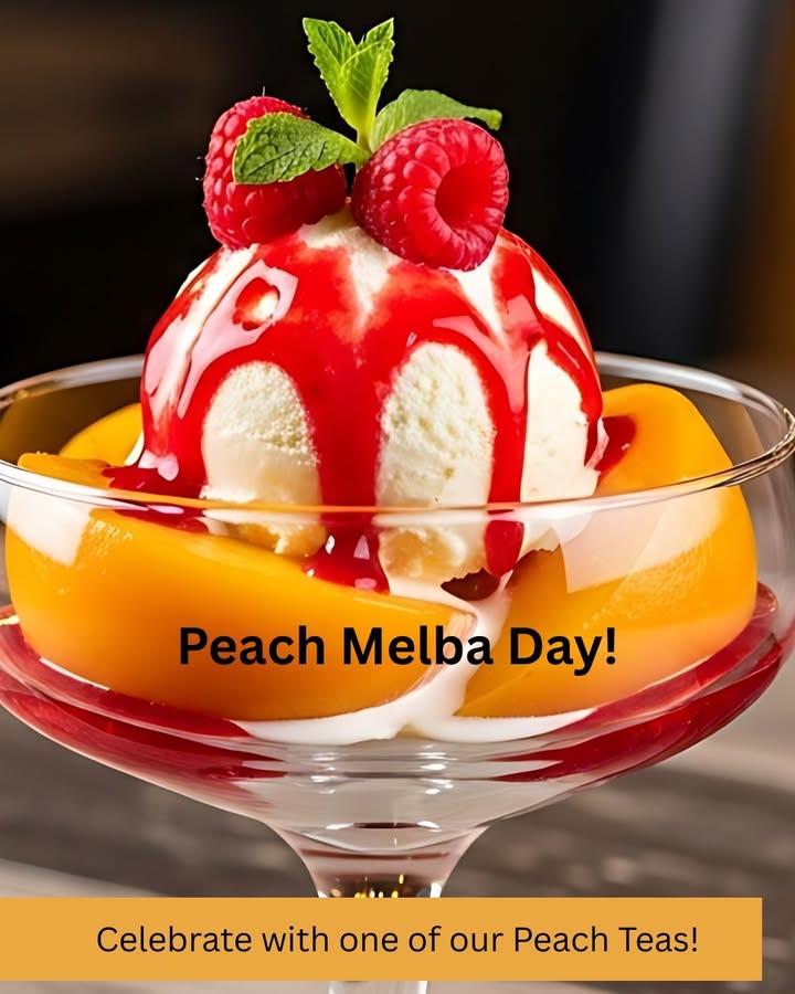 Today is PEACH MELBA DAY! | Things to Do in Cape May NJ