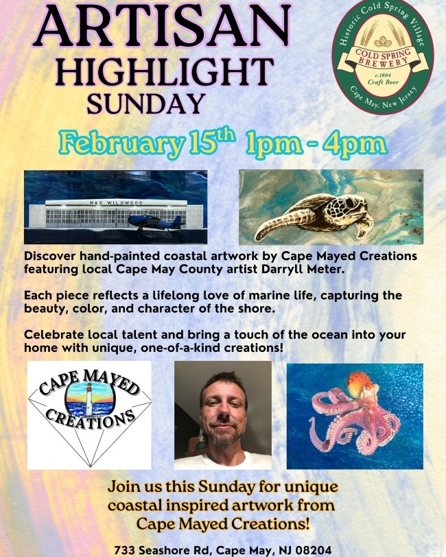 Fun event at Cold Spring Brewery this Sunday | Things to Do in Cape May NJ
